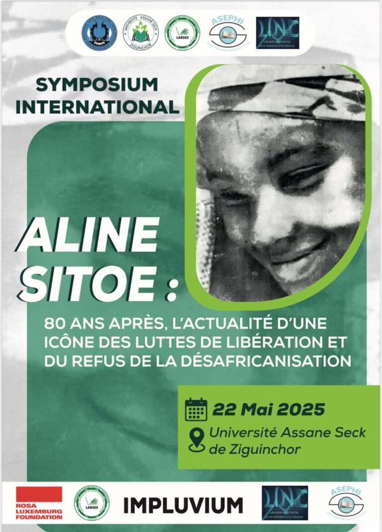 Aline Sitoé Diatta : un symposium international pour raviver sa mémoire ...